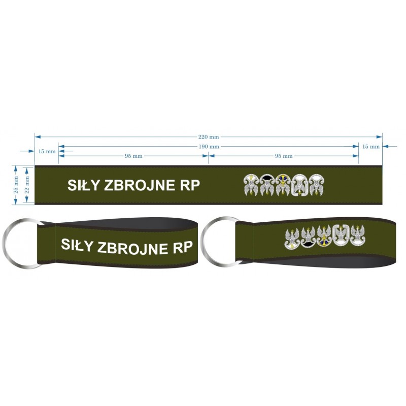 Brelok Siły Zbrojne RP - 25 mm Brelok Siły Zbrojne RP - 25 mm